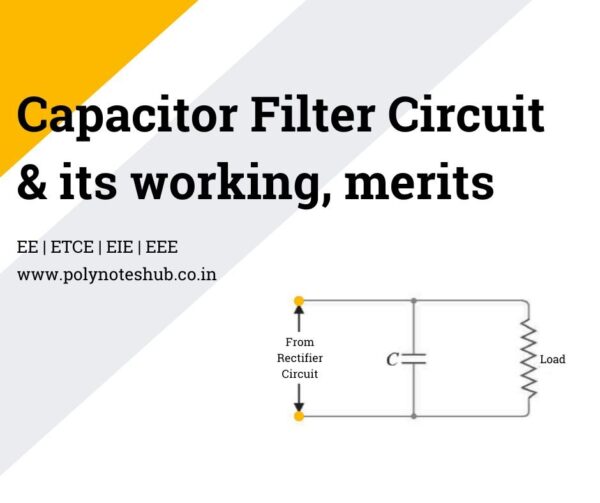 What is Capacitor Filter Circuit? - Diagram, Working, Merits | New ...