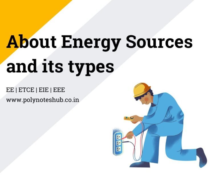 What is Energy Sources? and Its Types | New Topic [2024] - Poly Notes Hub