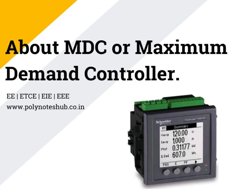 Maximum Demand Controller or MDC in Electrical System | New Topic [2024 ...