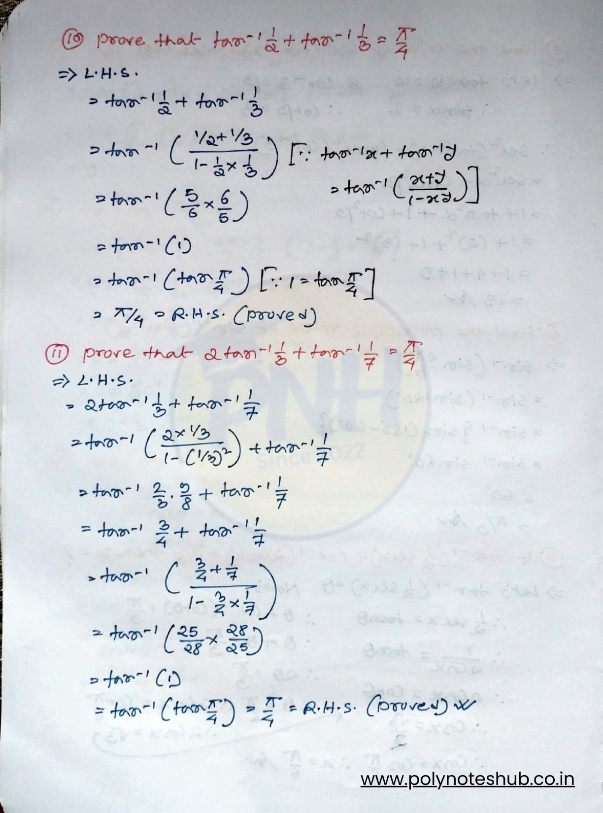 Inverse Trigonometric Functions Formulas and Problems PDF | New Topic ...