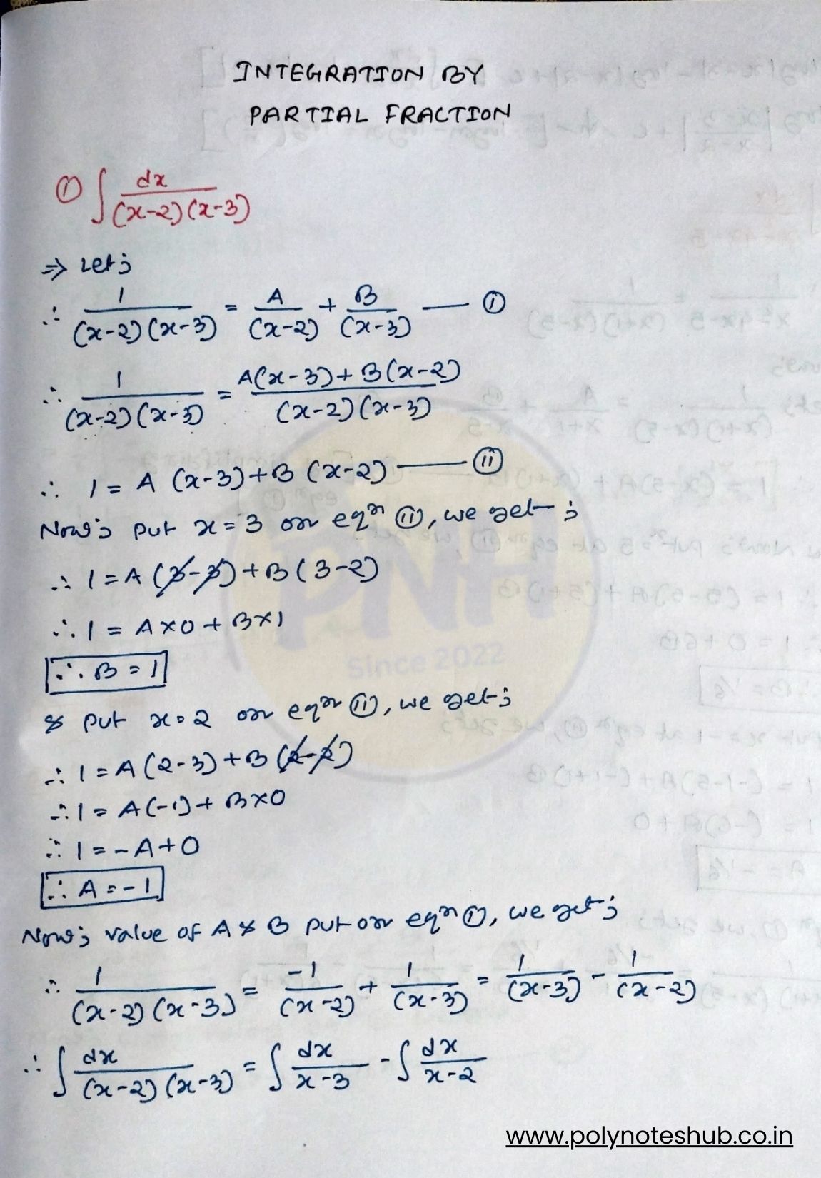 Integration by Partial Fractions Problems and Solutions PDF [2026 ...