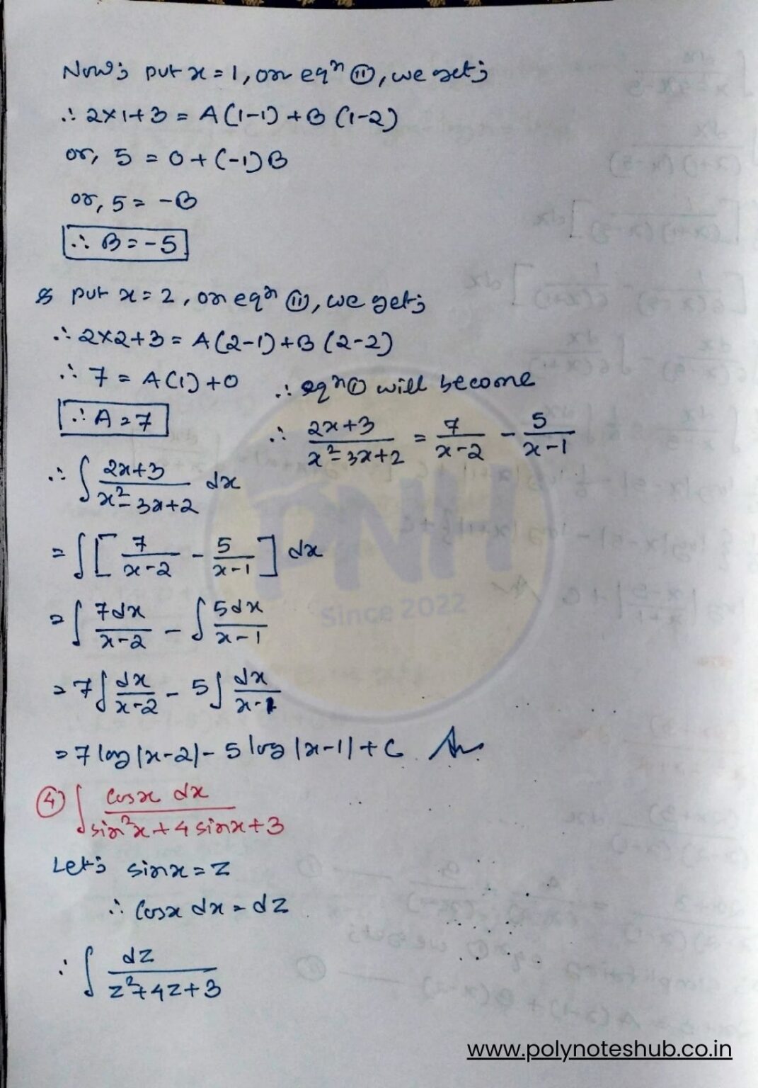 Integration by Partial Fractions Problems and Solutions PDF [2026 ...