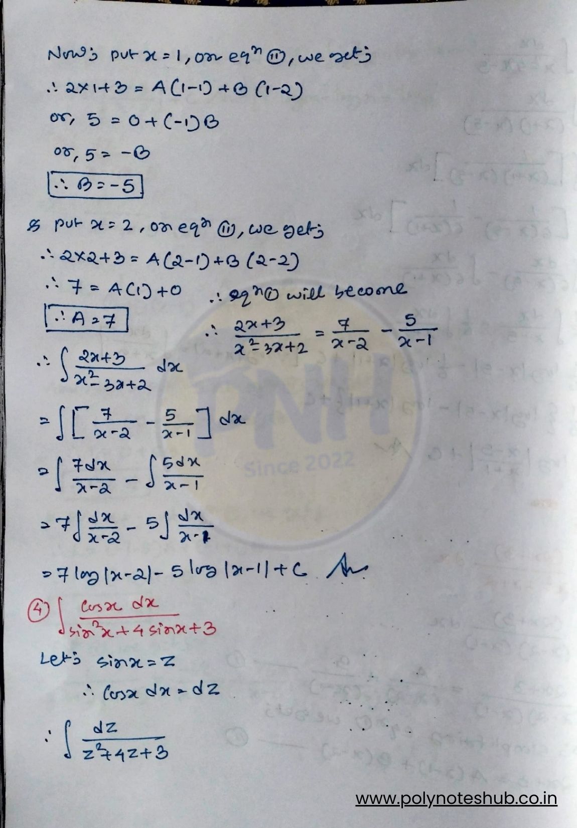Integration by Partial Fractions Problems and Solutions PDF [2026 ...