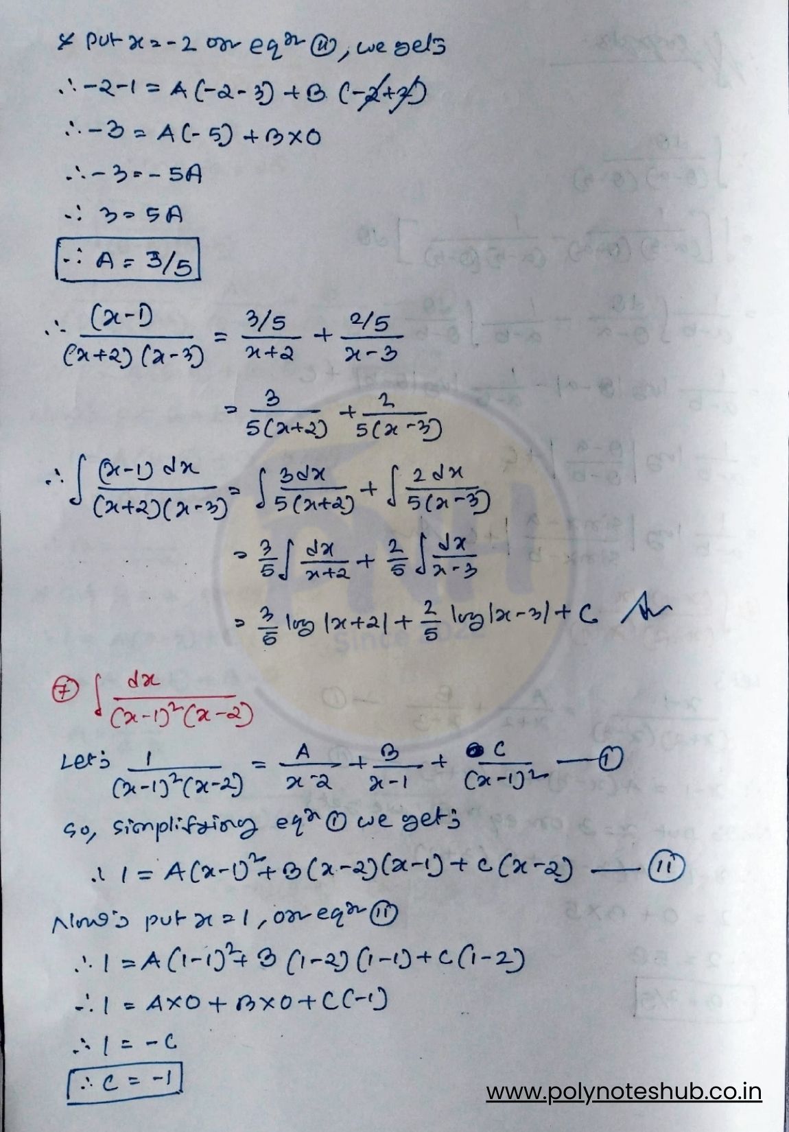 Integration by Partial Fractions Problems and Solutions PDF [2026 ...